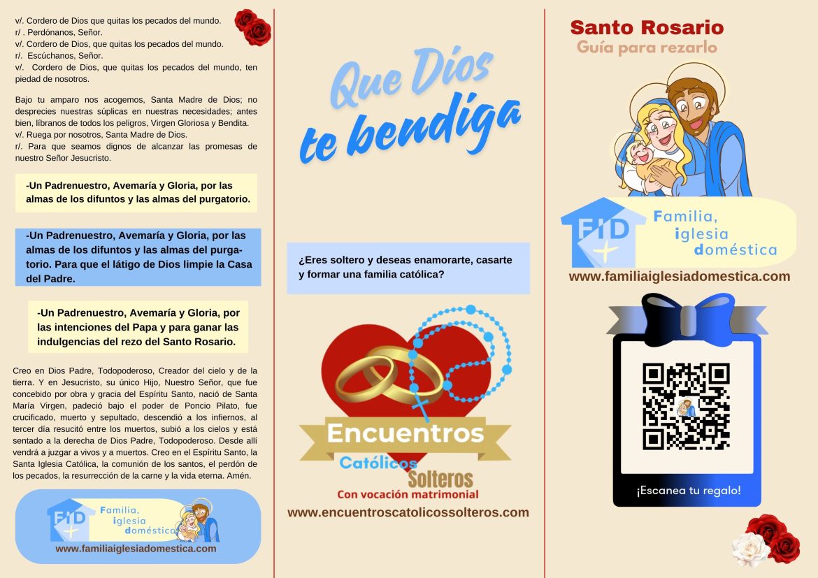 Cómo se reza el Santo Rosario – Familia, iglesia doméstica